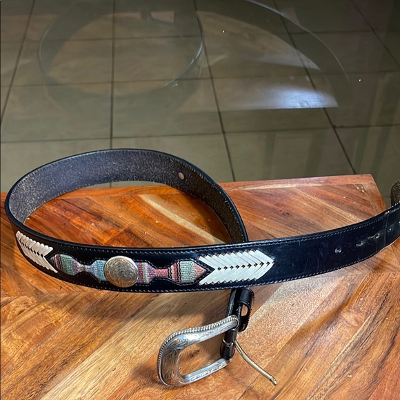 Justin Boots | Accessories | Vintage 995 Justin Leather Western Belt ...